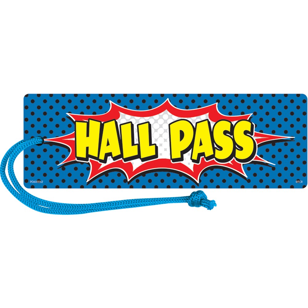 Teacher Created Resources TCR77273 Superhero Magnetic Hall Pass ...