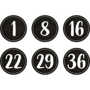 Teacher Created Resources Spot On Numbers 1-36 Floor Markers, 4 ...
