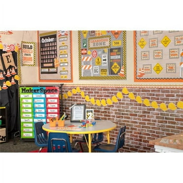 Teacher Created Resources Polka Dot School Calendar Bulletin Board Set ...