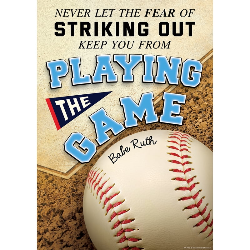 Teacher Created Resources TCR7953 Never Let The Fear Of Striking Out ...