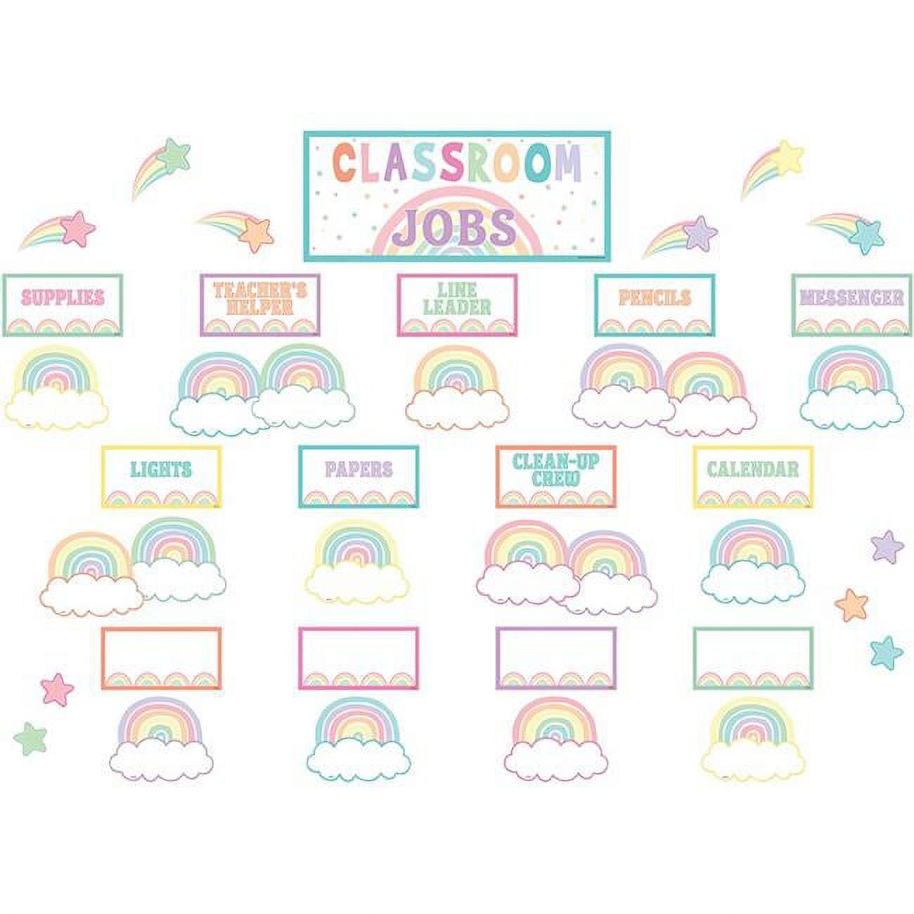 Pastel Pop Classroom Jobs Mini Bulletin Board [TCR8416] - Walmart.com
