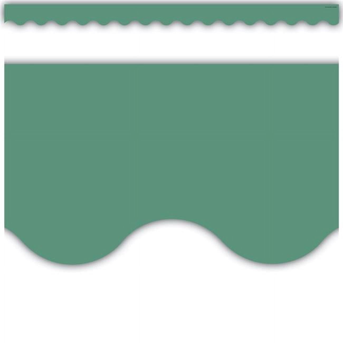 Eucalyptus Green Scalloped Border Trim [TCR8687] - Walmart.com