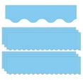 Teacher Created Resources TCR8776-6 Light Blue Scalloped Border Trim ...