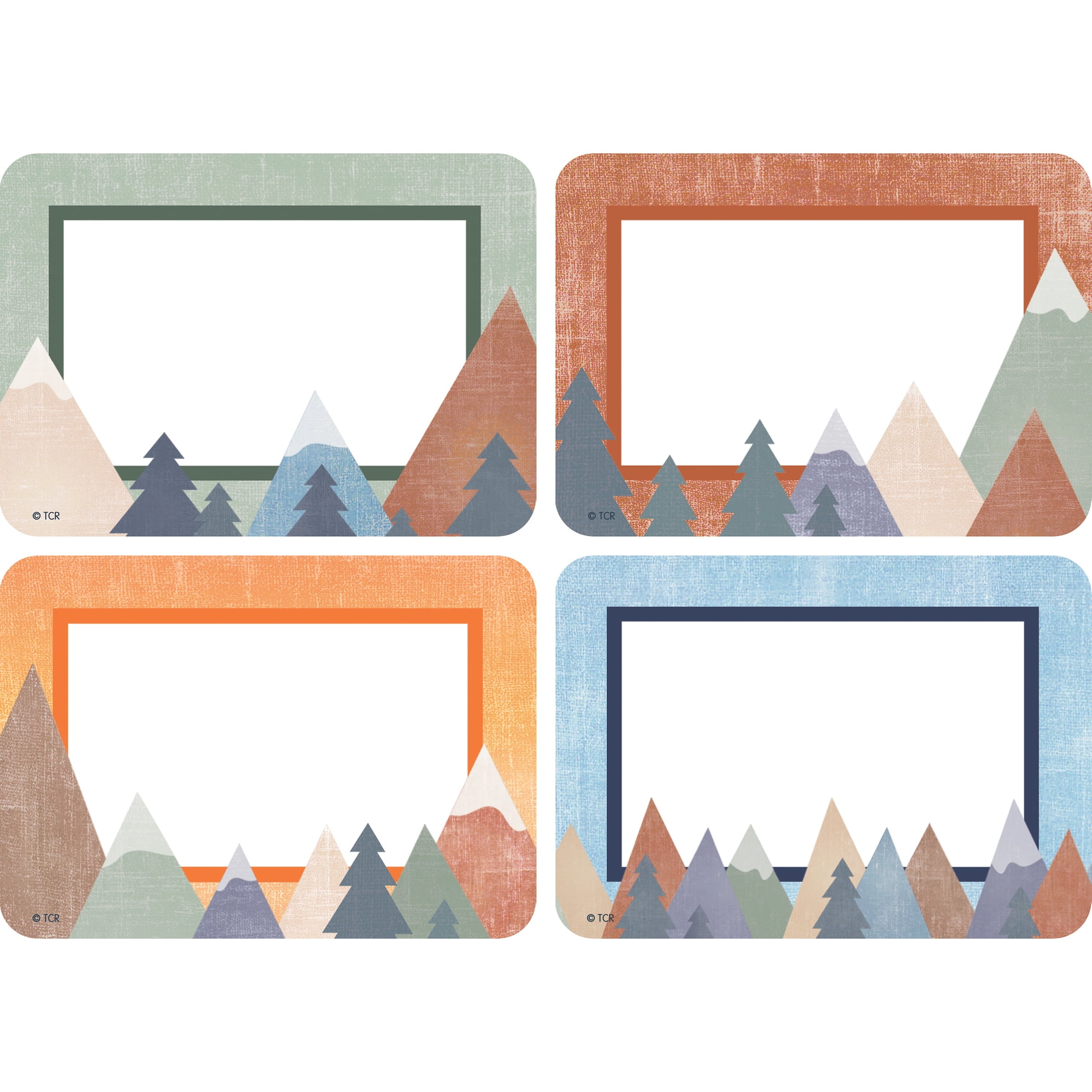 Teacher Created Resources Moving Mountains Name Tags/Labels Multi-Pack ...
