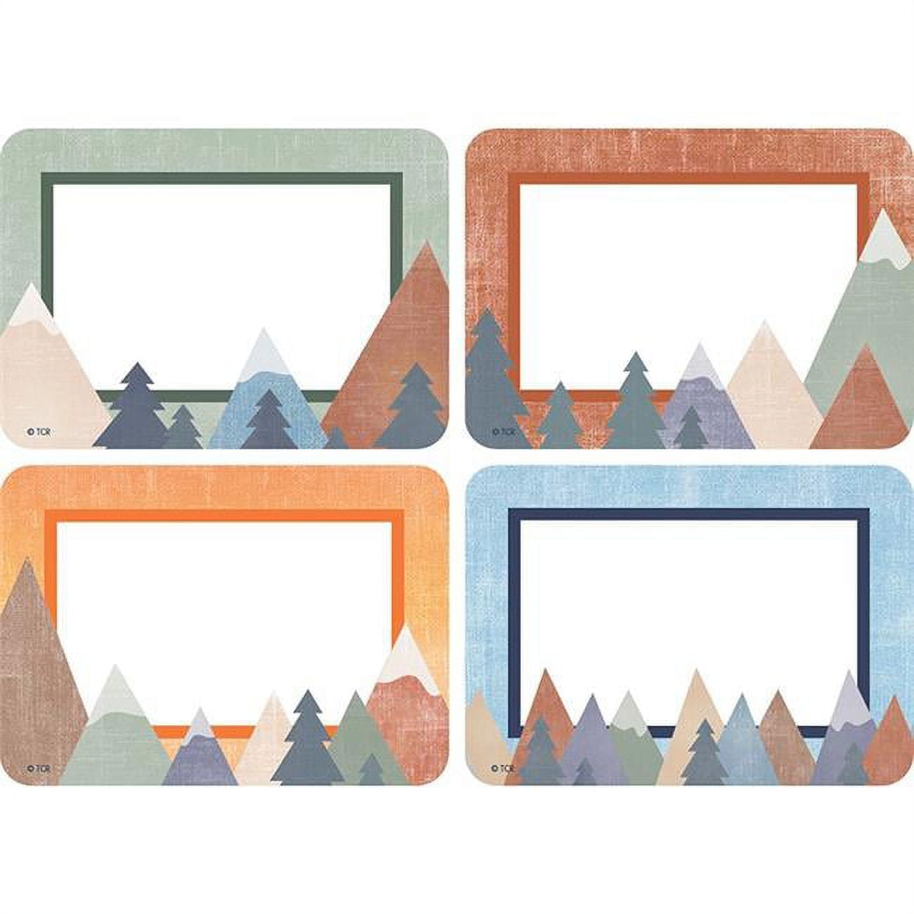 Teacher Created Resources TCR9128 Moving Mountains Name Tags Labels ...