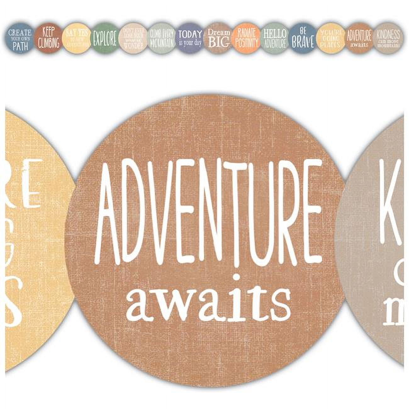 Moving Mountains Positive Sayings Die-Cut Border Trim - Walmart.com