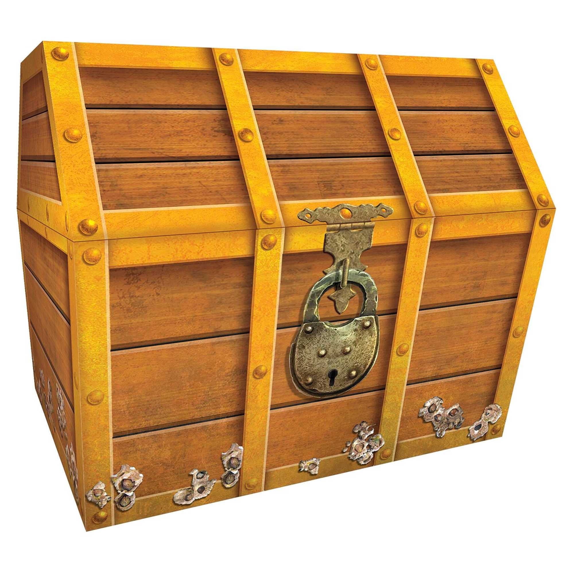 Teacher Created Resources Pirate Storage Treasure Chest, Sturdy ...