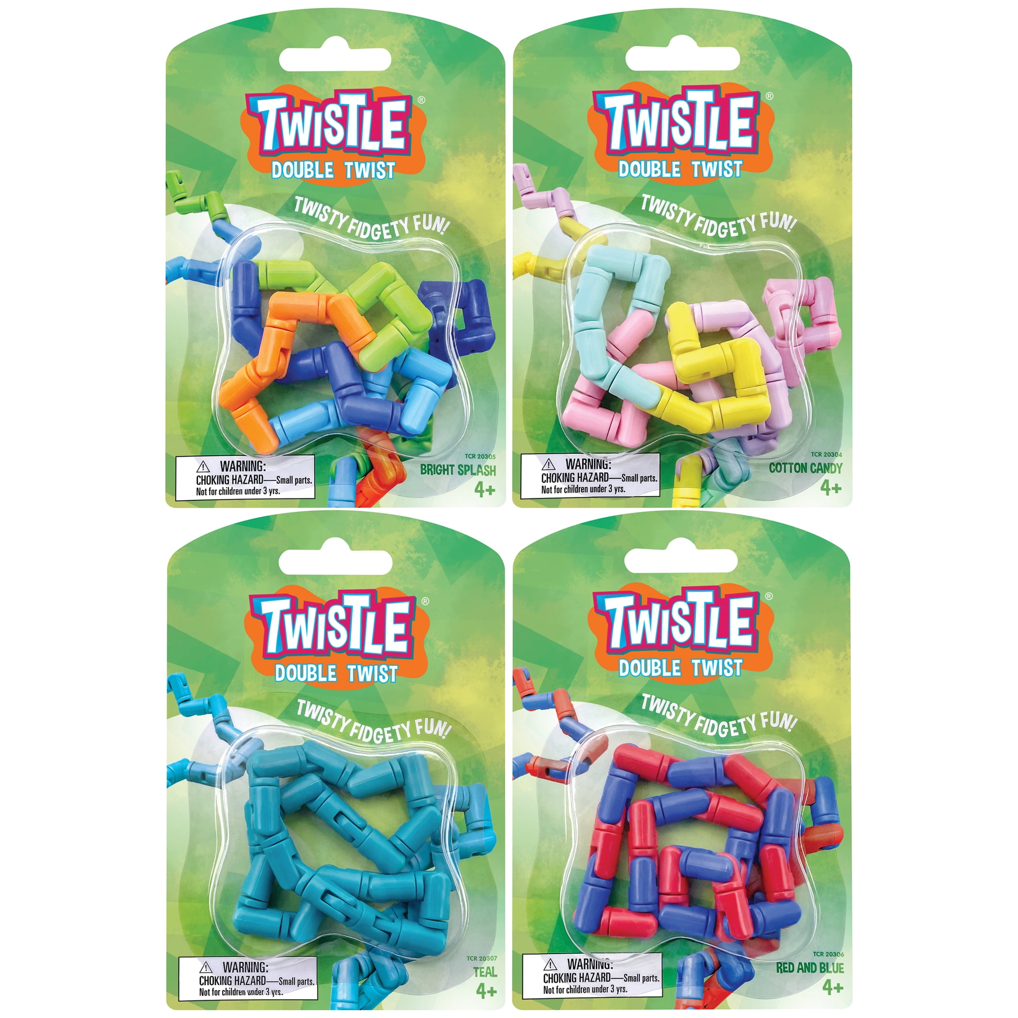 Teacher Created Resources Twistle Double Twist, Assorted, Set of 4 ...