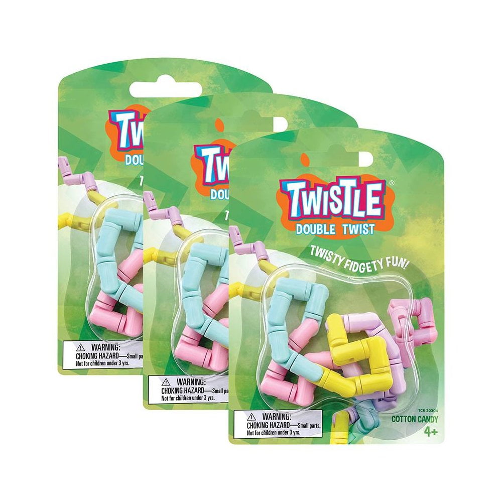 Teacher Created Resources Twistle Double Twist, Cotton Candy, Pack of 3 ...