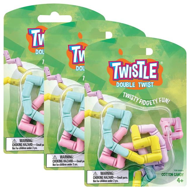 Teacher Created Resources Twistle Double Twist, Cotton Candy, Pack of 3 ...