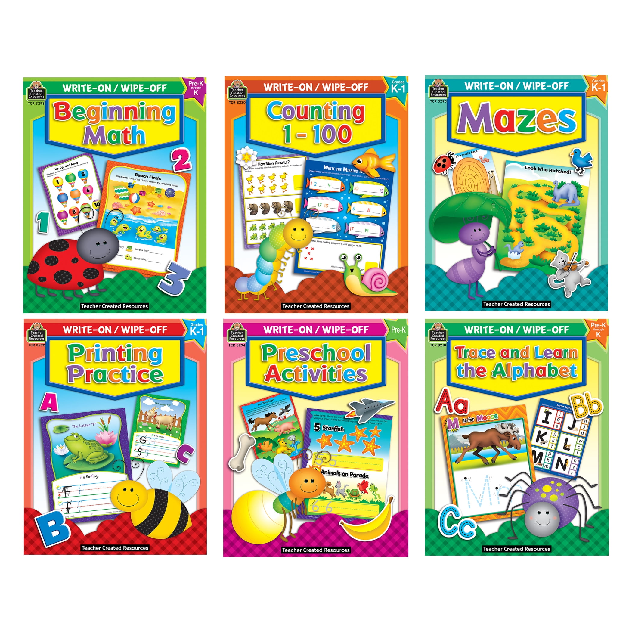 Teacher Created Resources Ultimate Early Learning Write & Wipe Activity ...