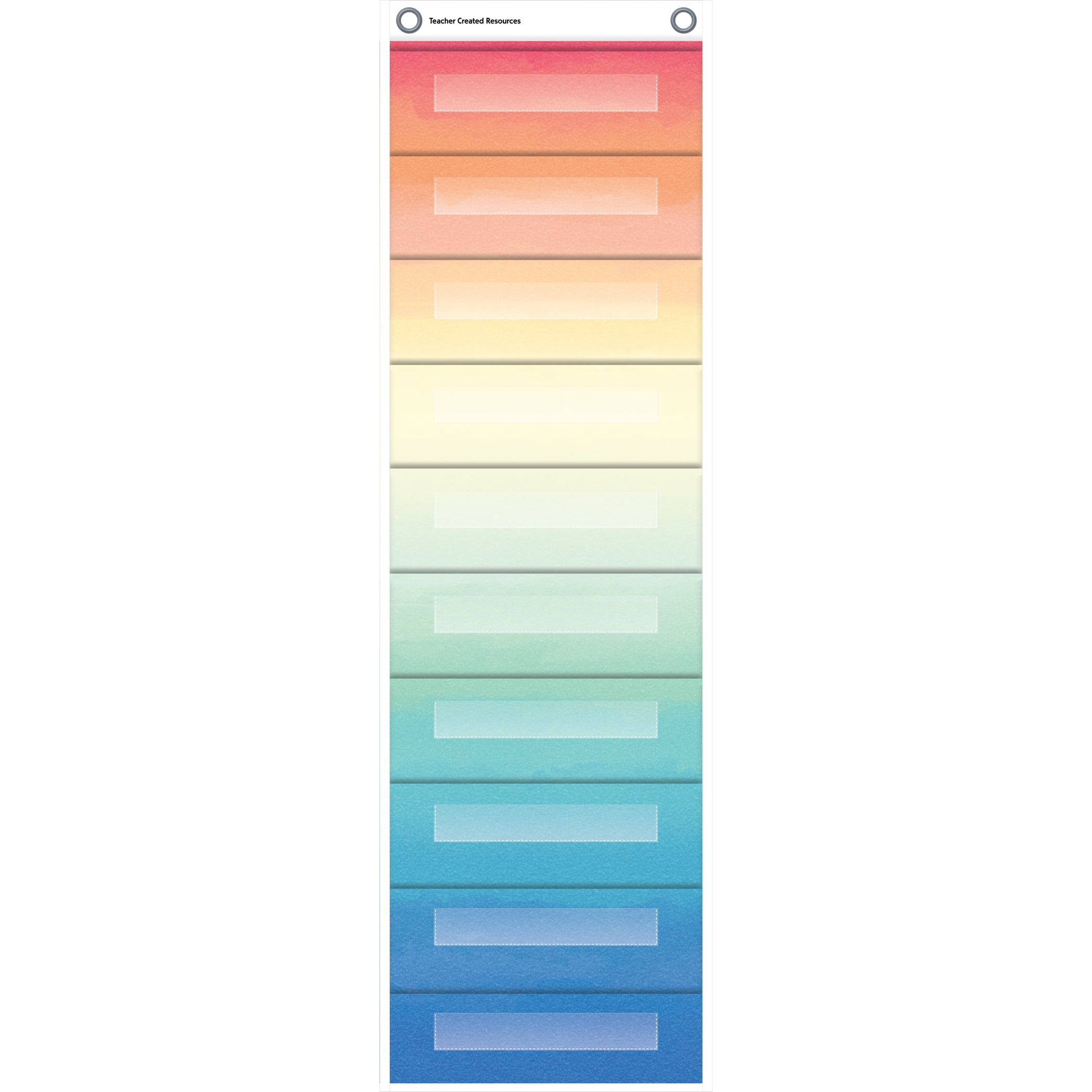 Teacher Created Resources File Storage Pocket Chart, 10 Pockets ...