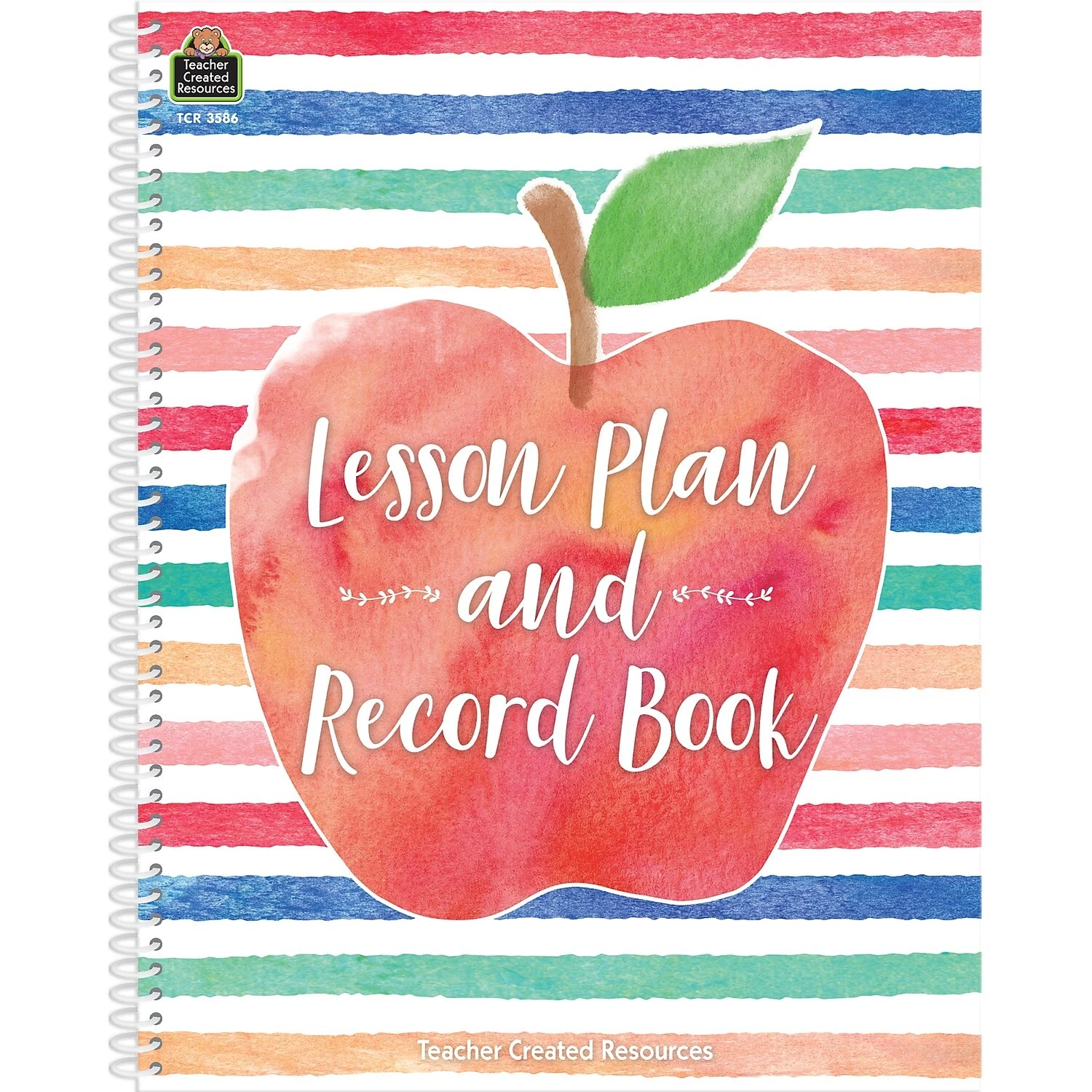 Teacher Created Resources Watercolor Lesson Plan and Record Book 160 ...