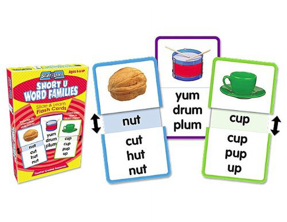 Teacher Created Resources Word Families Short U Slide & Learn Flash ...