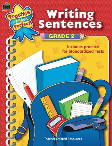 Pre-Owned Writing Sentences Grade 2 (Practice Makes Perfect (Teacher ...