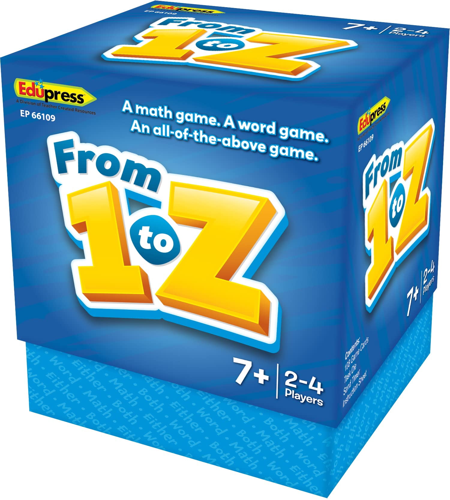Teacher Created Resources from 1 to Z Card Game (EP66109) - Walmart.com