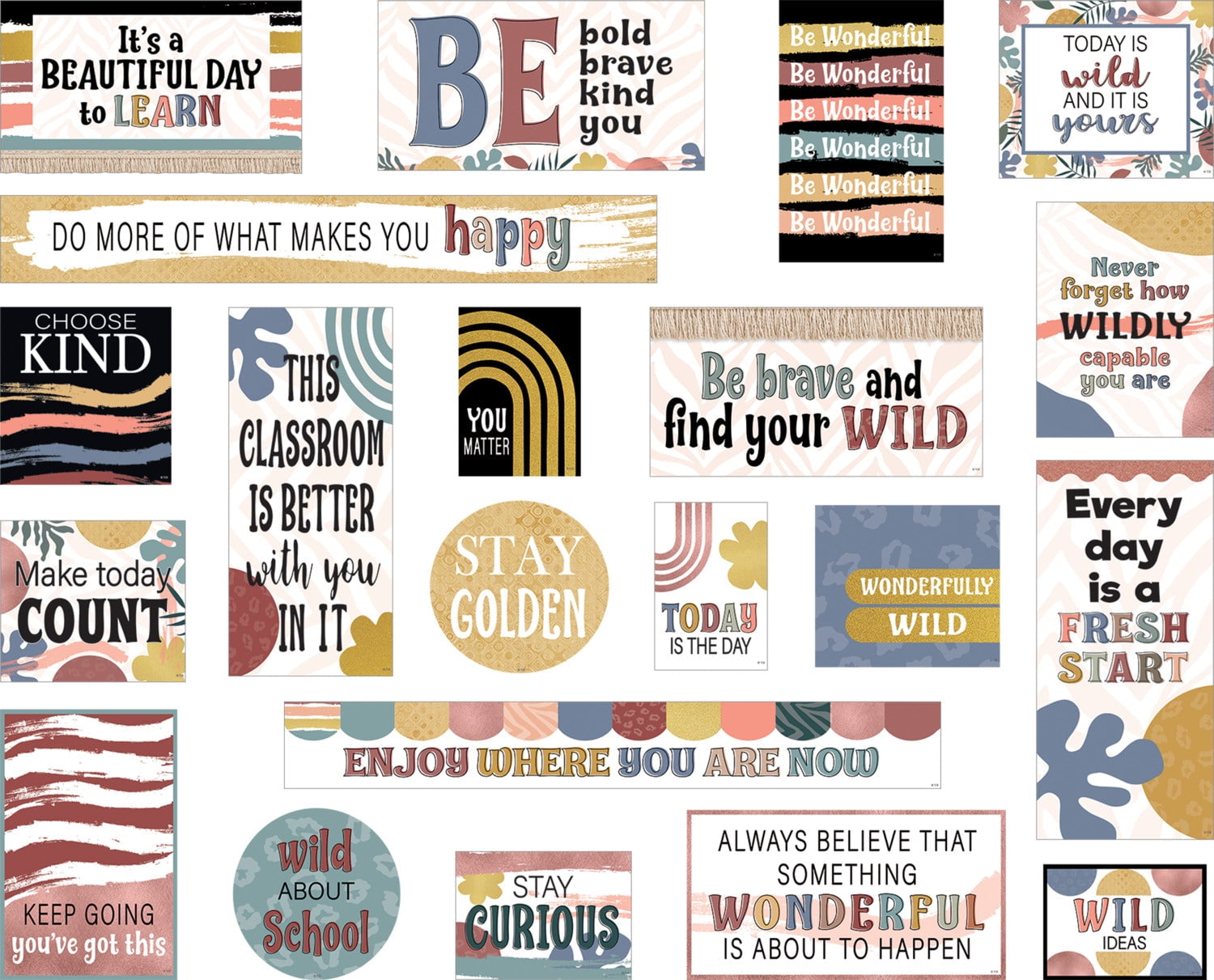 Wonderfully Wild Motivating Mini Bulletin Board Set By Teacher Created ...