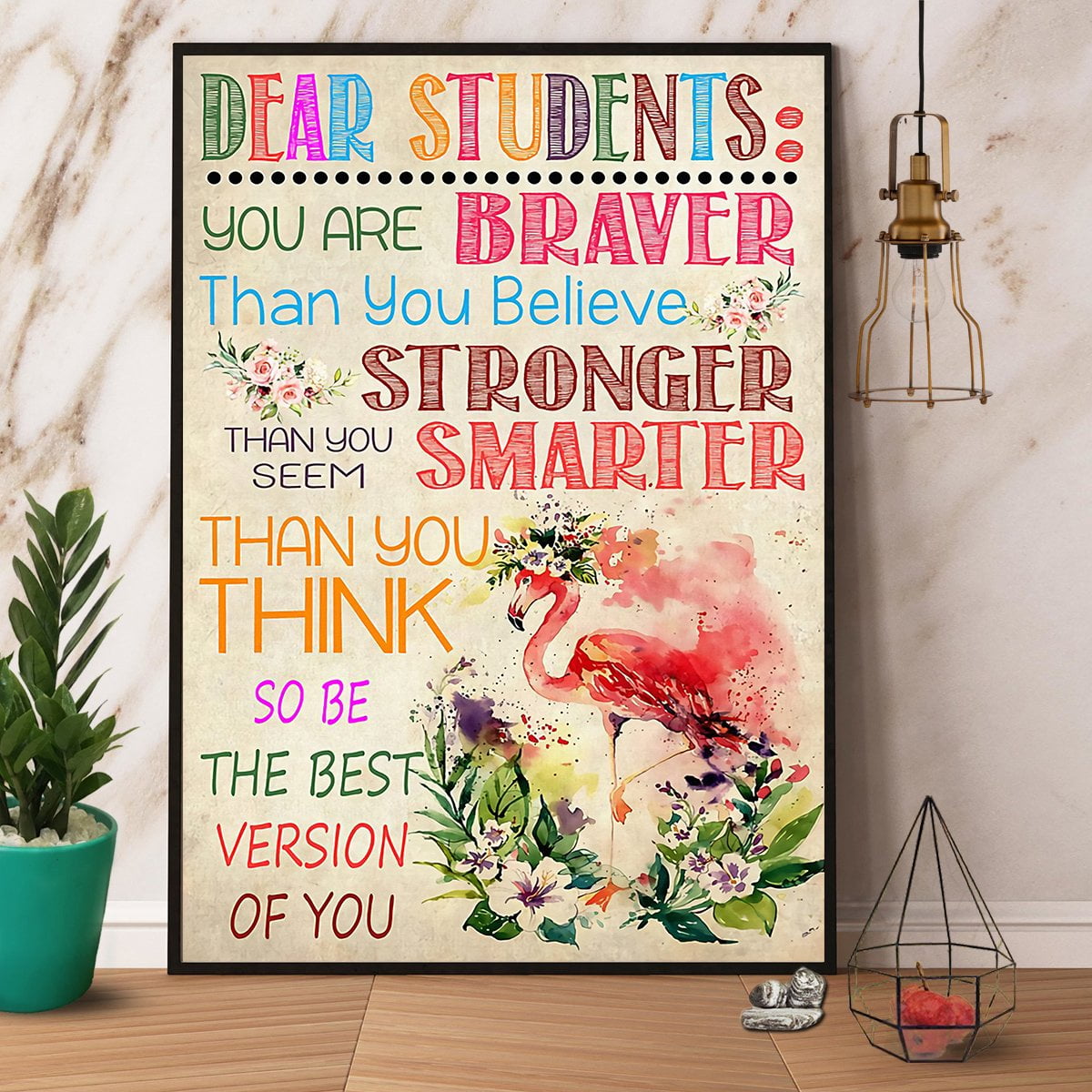 Teacher Dear Students You Are Smarter Than You Think Paper Poster No ...