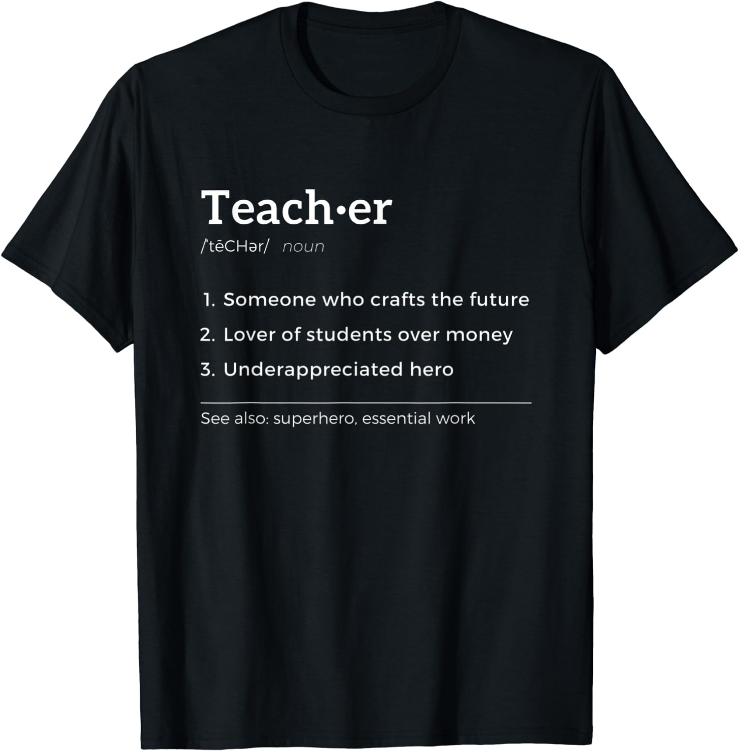 Teacher Definition Funny T Shirt