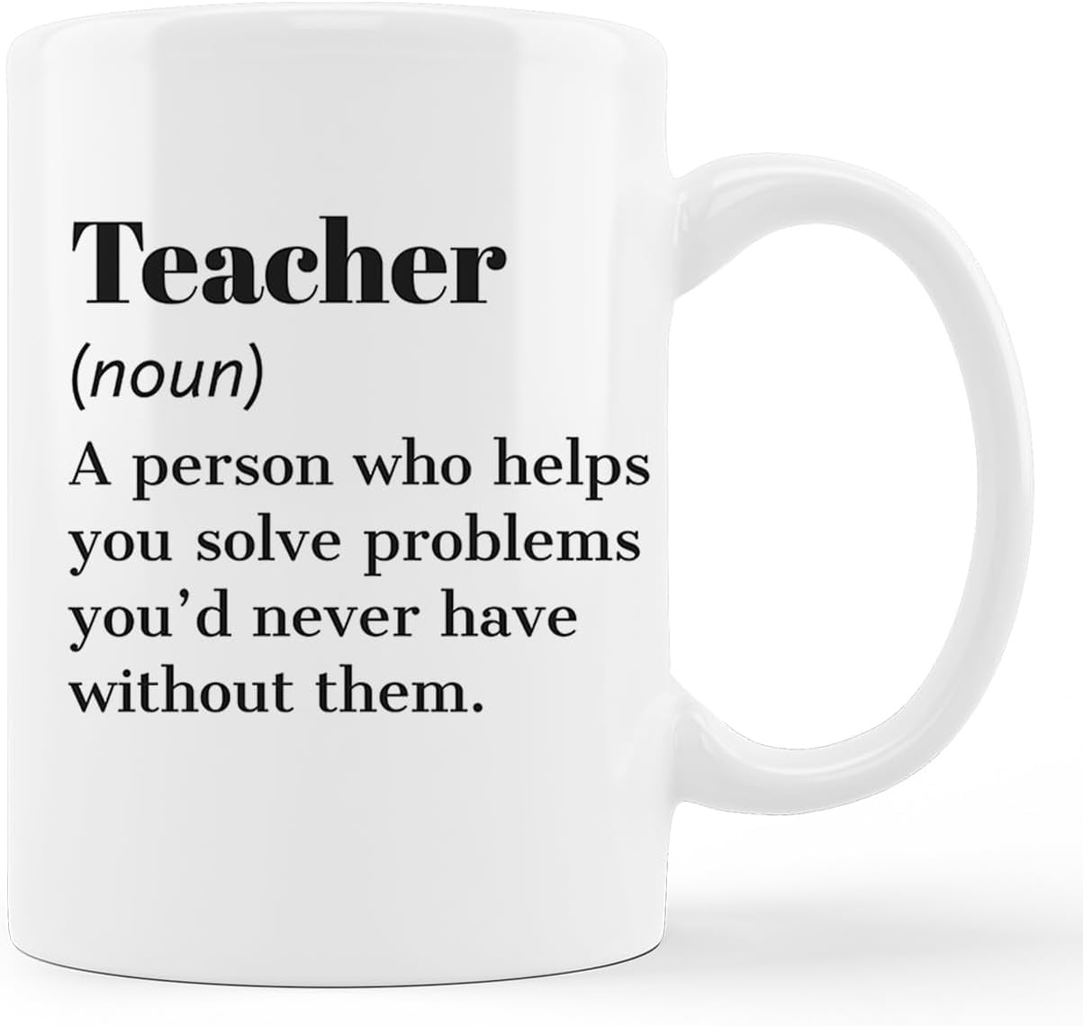 Teacher Definition Minimalist Ceramic Mug-11oz Coffee Milk Tea Mug Cup ...