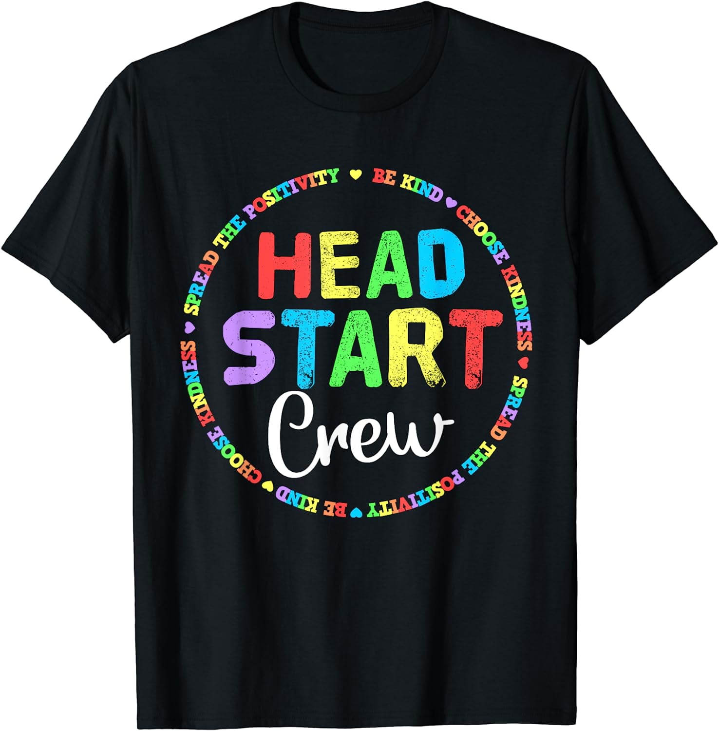 Teacher Early Childhood Education Preschool Head Start Crew T-Shirt ...