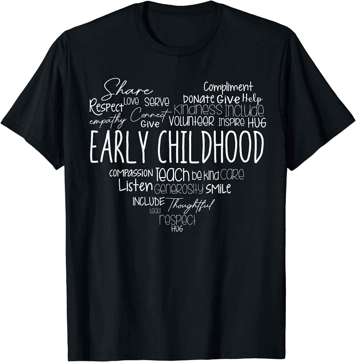 Teacher Early Childhood Educator Preschool Head Start Crew T-Shirt ...