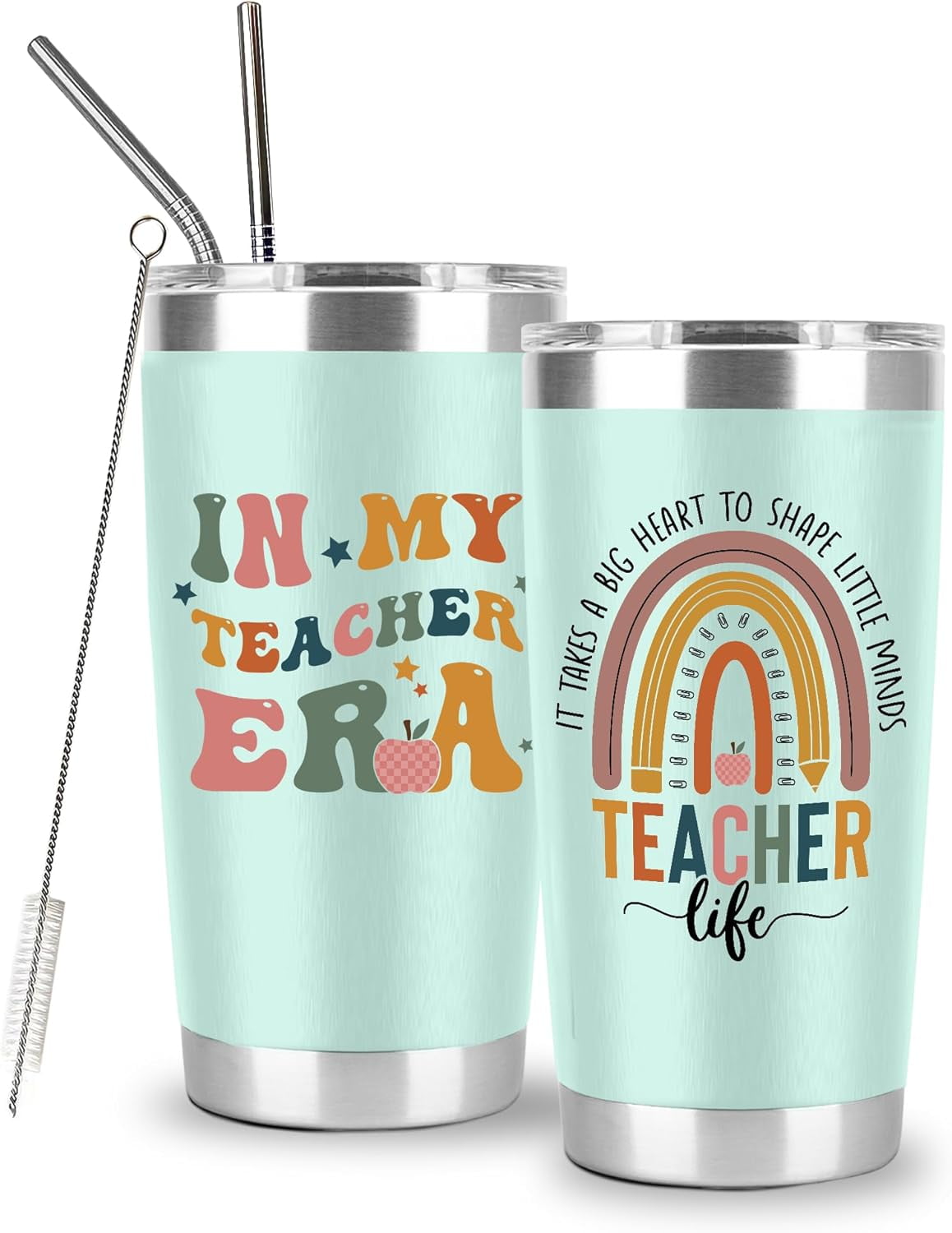 In My Teacher Era Cup Tumbler Cool Teacher Gifts Back To School End Of ...