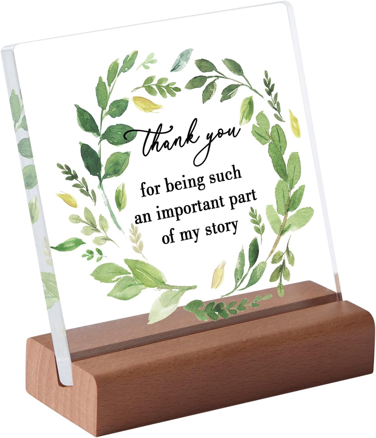 Teacher Gift Acrylic Plaque, Plaque with Wooden Stand, Meaningful ...