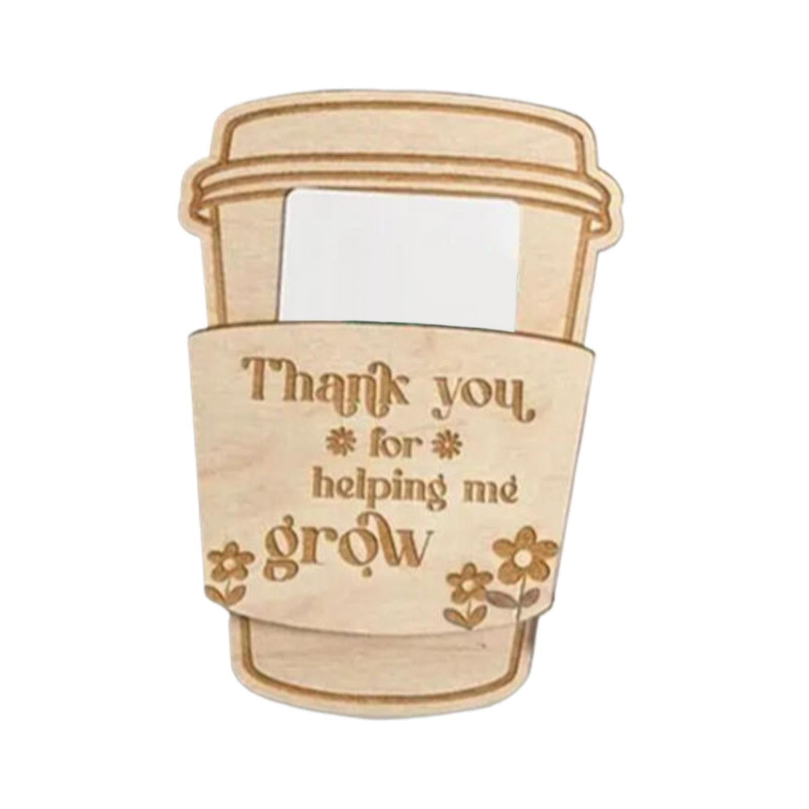 Teacher Gift Card Wood Holders Appreciation Gift Card Sleeves For ...