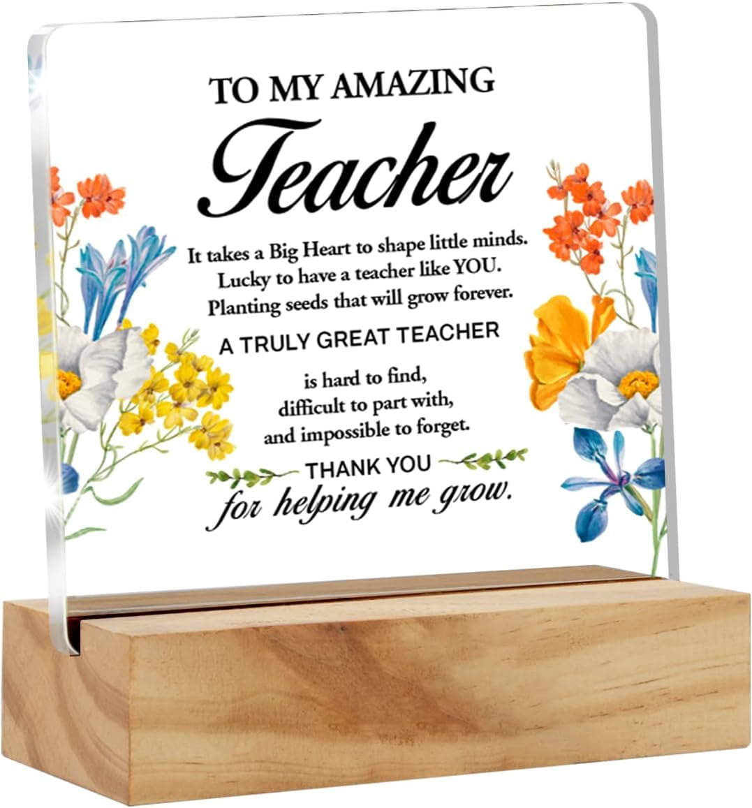 Teacher Gifts From Students, Teacher Appreciation Gift for Christmas ...