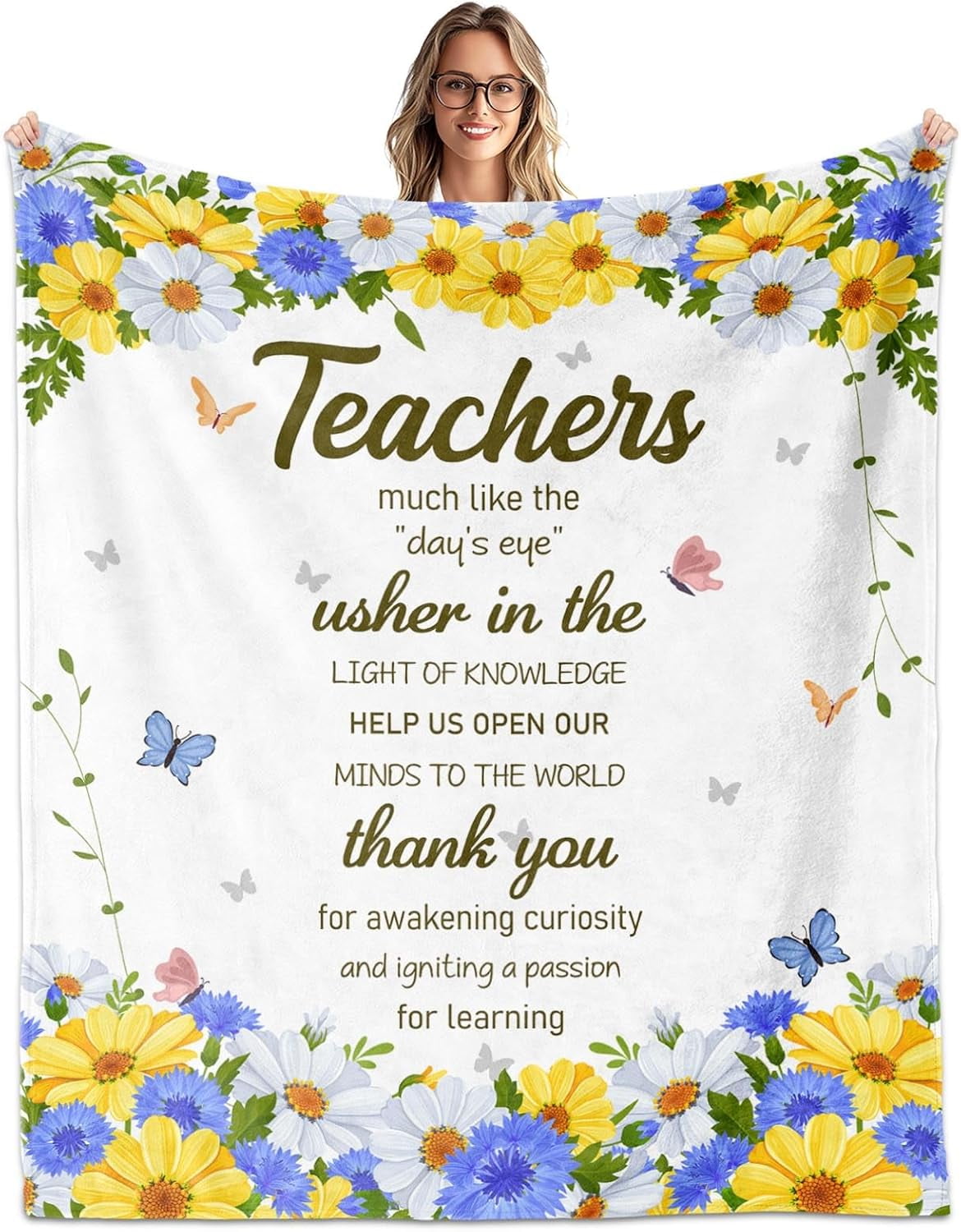 Teacher Gifts for Teachers Appreciation Gifts for Women, Teacher Appreciation Gifts Throw ...