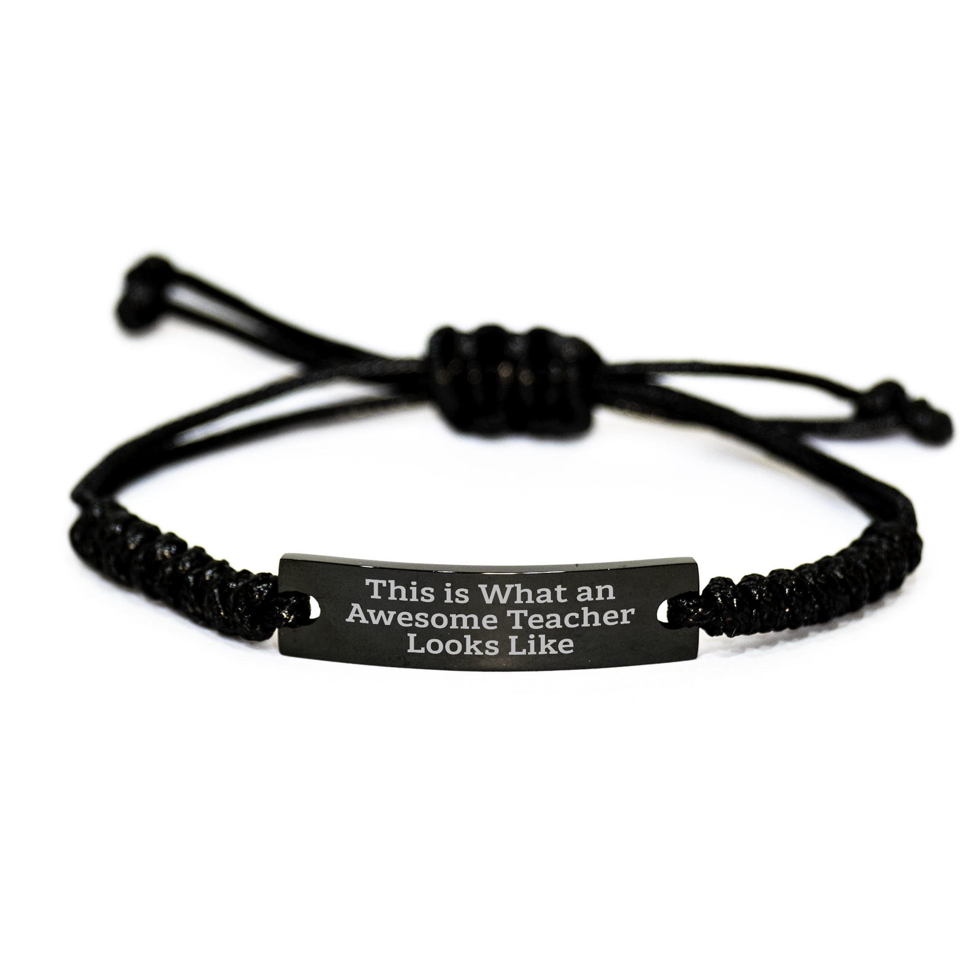Teacher Gifts from Friends for Awesome Educators, Inspirational Rope Bracelte for Father's Day ...