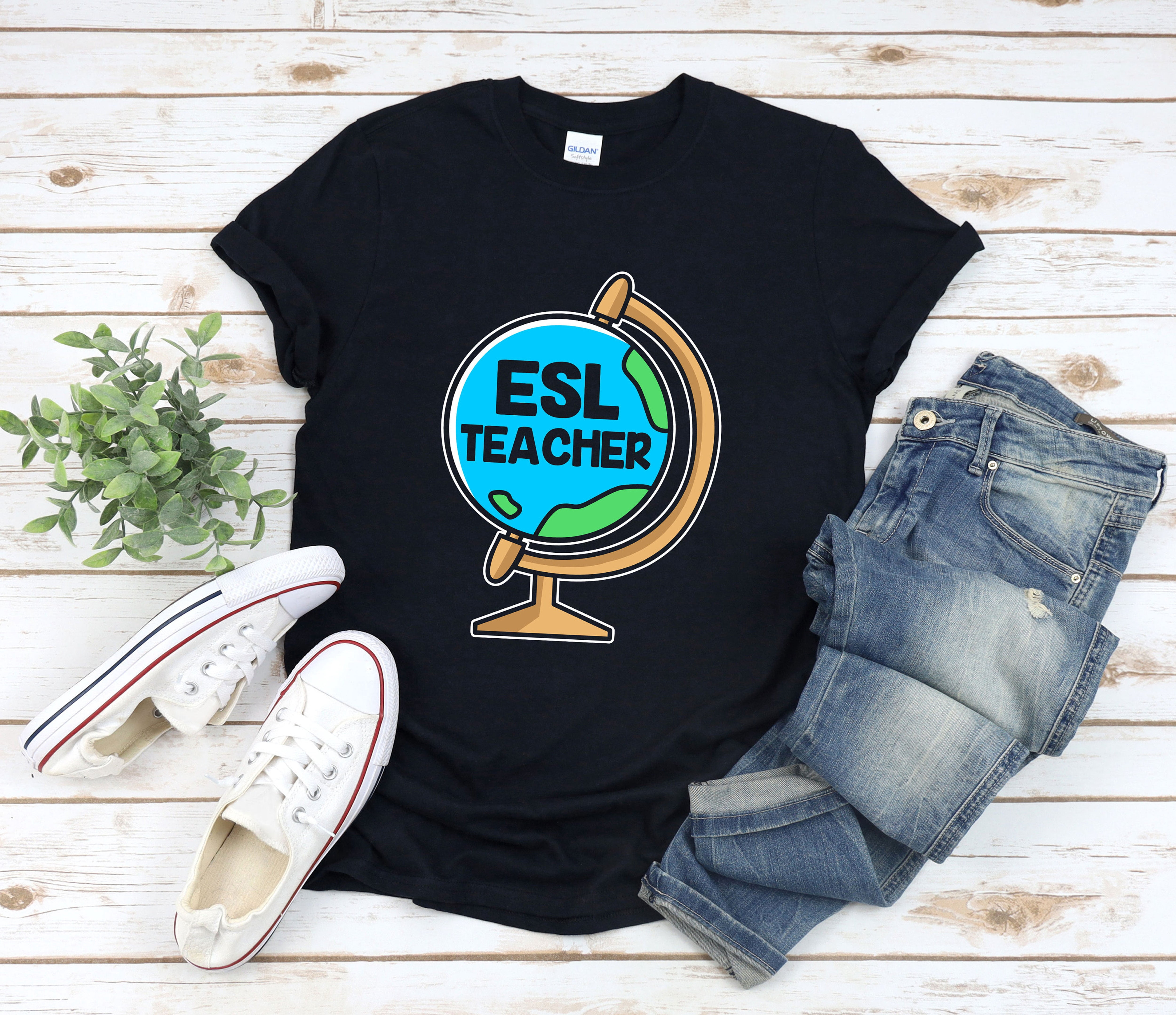Teacher Globe Shirt, Esl Teacher Shirt, Esl Shirt, Teacher Appreciation ...