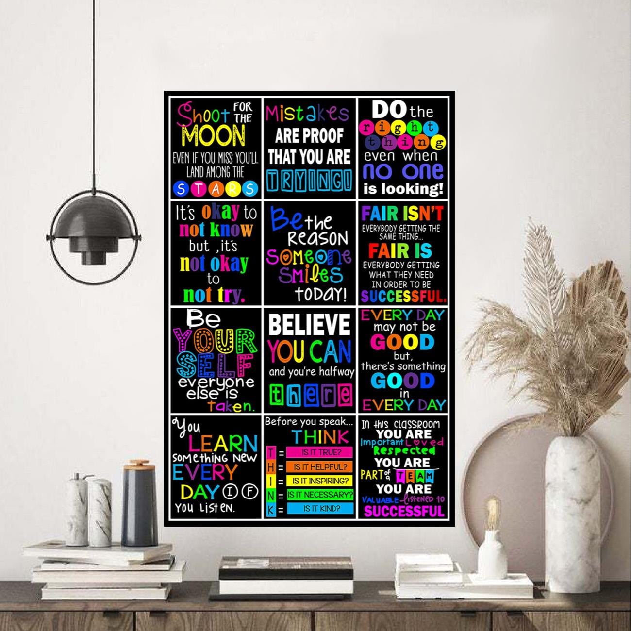 Teacher Great Knowledge Print Poster Teacher Poster Gift for teacher 24 x 36 Inch Poster ...