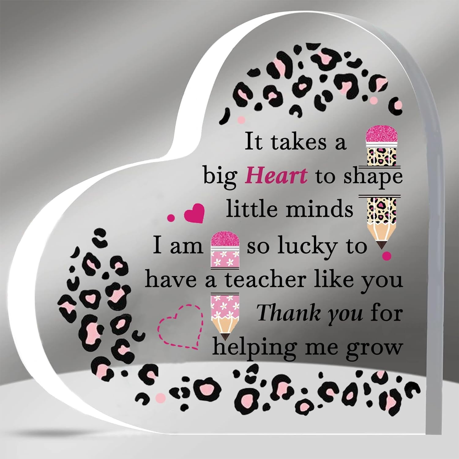 Teacher Heart Plaques Special Teacher's Day Gifts Birthday Appreciate ...