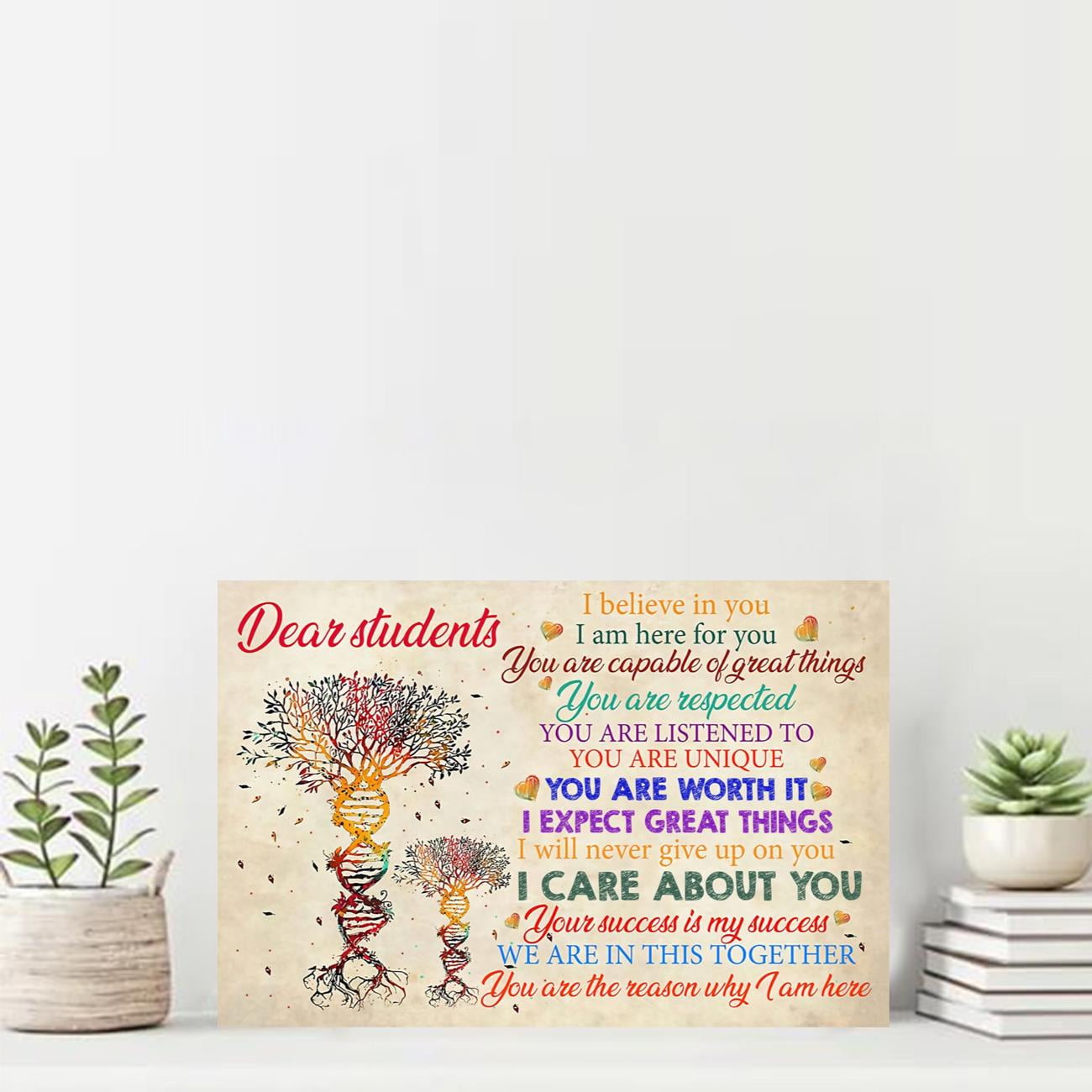 Teacher I Believe In You Print Poster Teacher Poster Gift for teacher ...