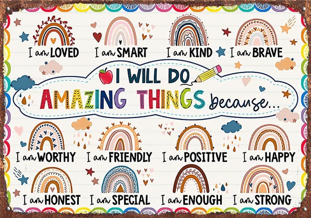 Teacher I Will Do Amazing Things Poster, Teacher Poster, Student Poster ...
