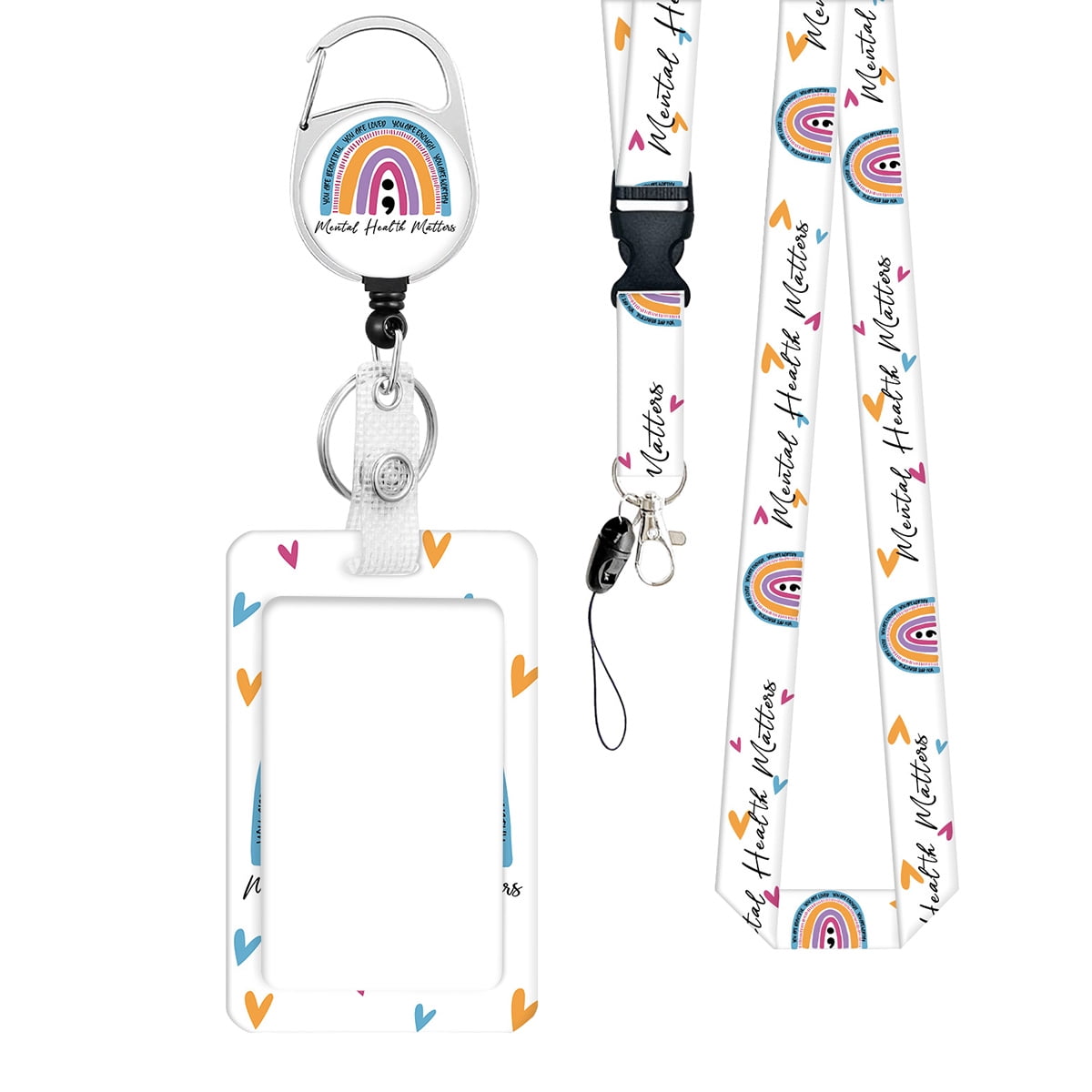 Teacher Lanyards for Id Badges and Keys, Cute Beaded Lanyard with Badge ...