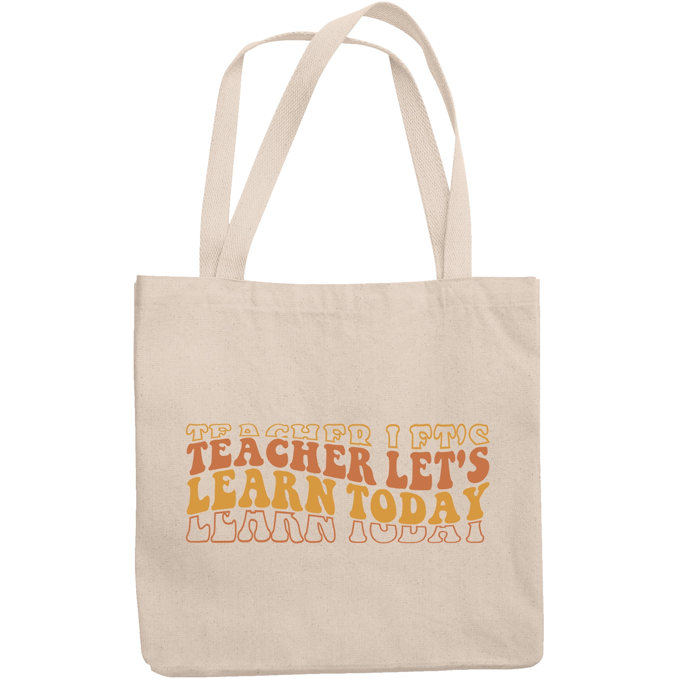 Teacher Let's Learn Today, Teaching Themed Quote, Groovy Retro Wavy ...