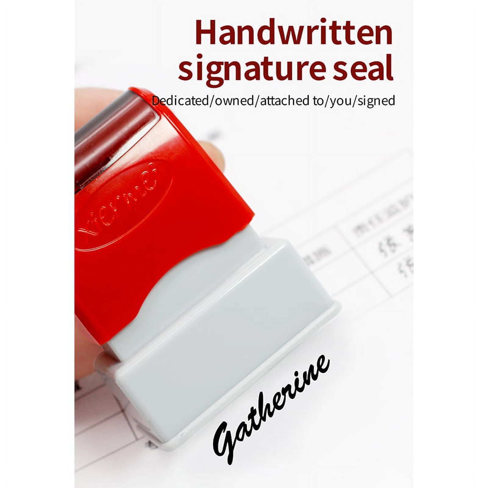 Teacher Name Ink Stamp Signature Calligraphy Selfing-Inking ...