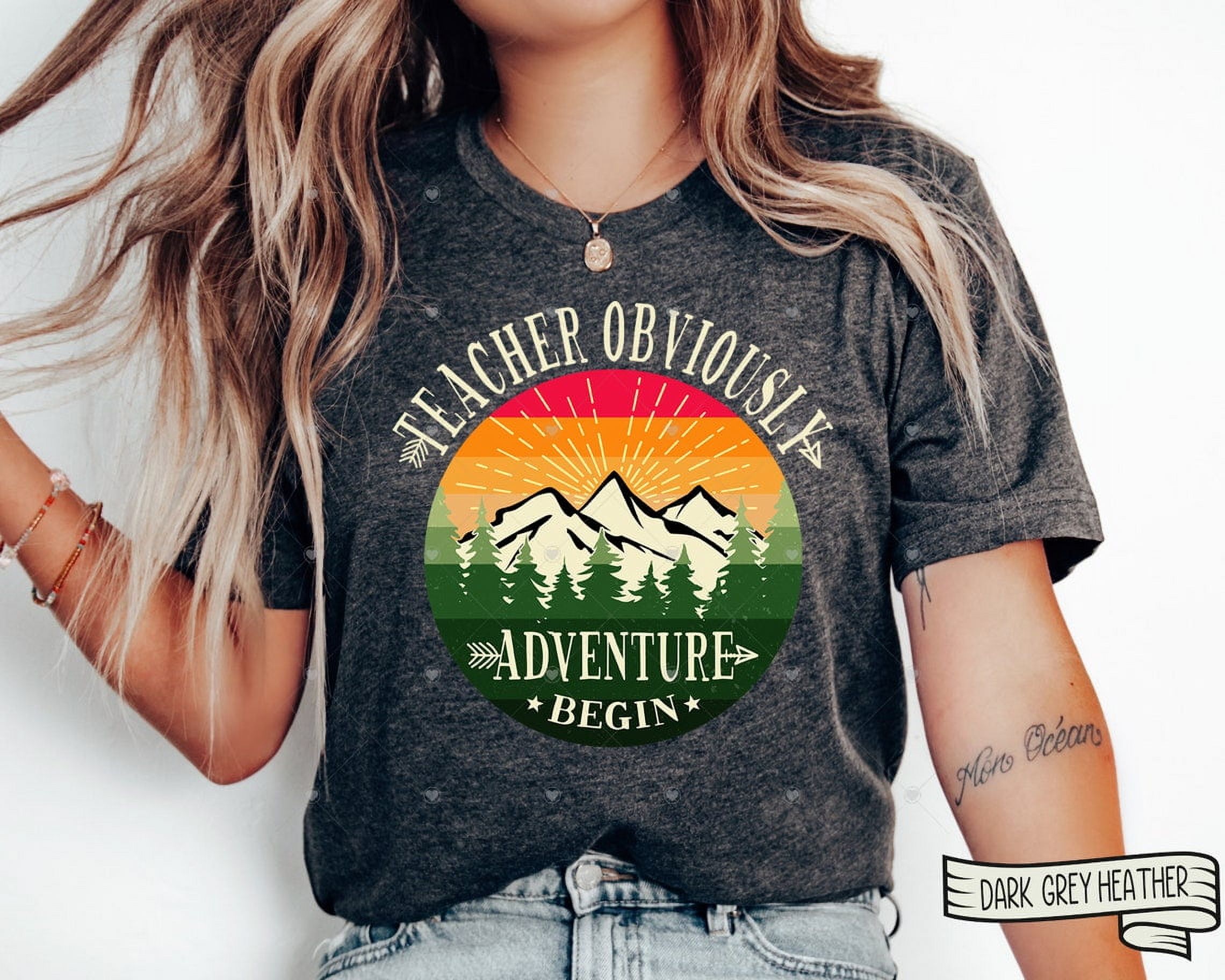 Teacher Obviously T-Shirt, Gito School Shirt, New Teacher Gift, Teacher ...
