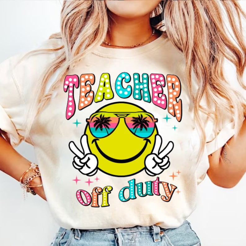Teacher Off Duty Class Dismissed Groovy Teacher Last Day Of School ...