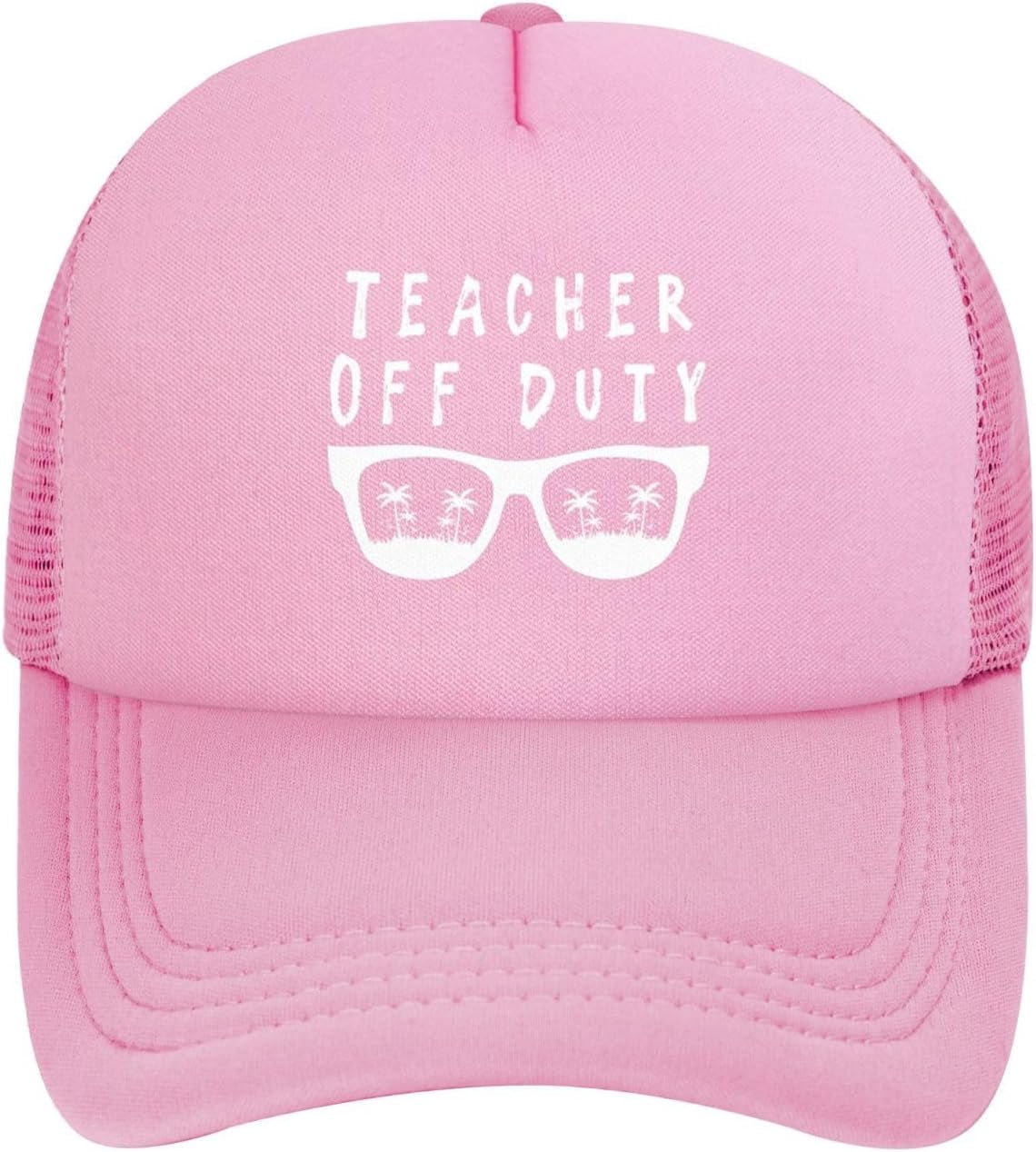Teacher Off Duty Trucker Hat High Crown Mesh Back Trucker Hat - Walmart.com