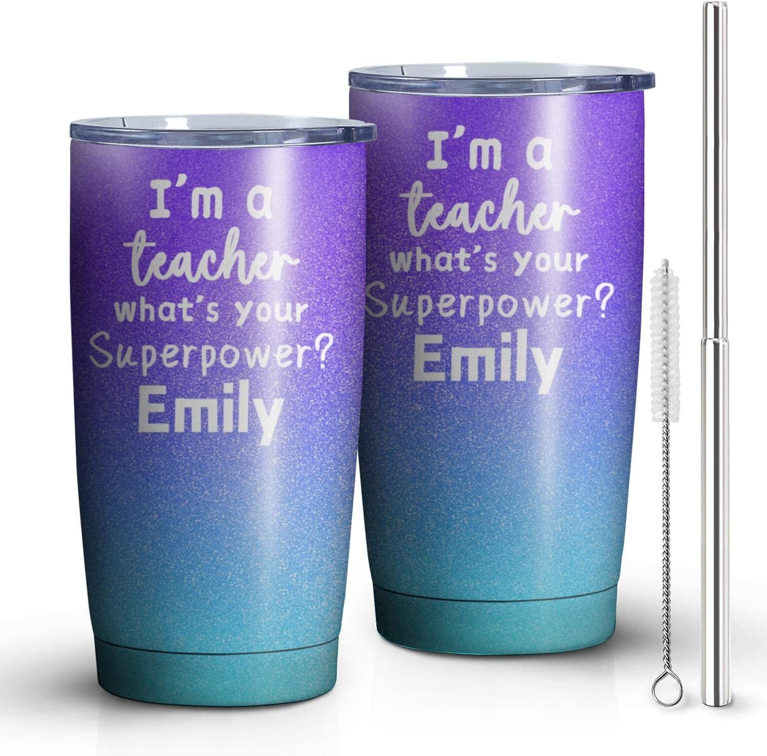 Teacher Personalized Tumbler Cup,Custom Teacher Appreciation Coffee ...