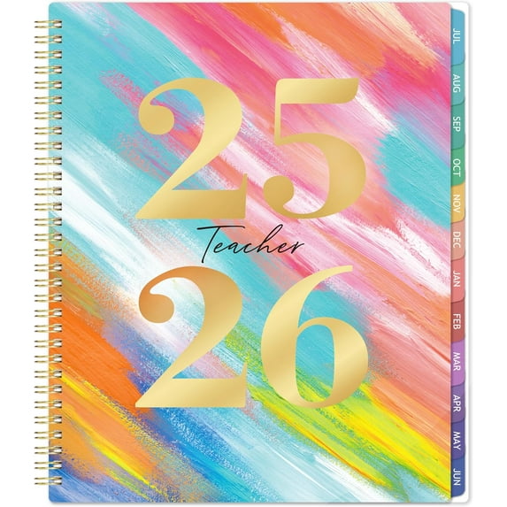 Teacher Planner 2025-2026 - 2025-2026 Weekly & Monthly Lesson Plan Book ...