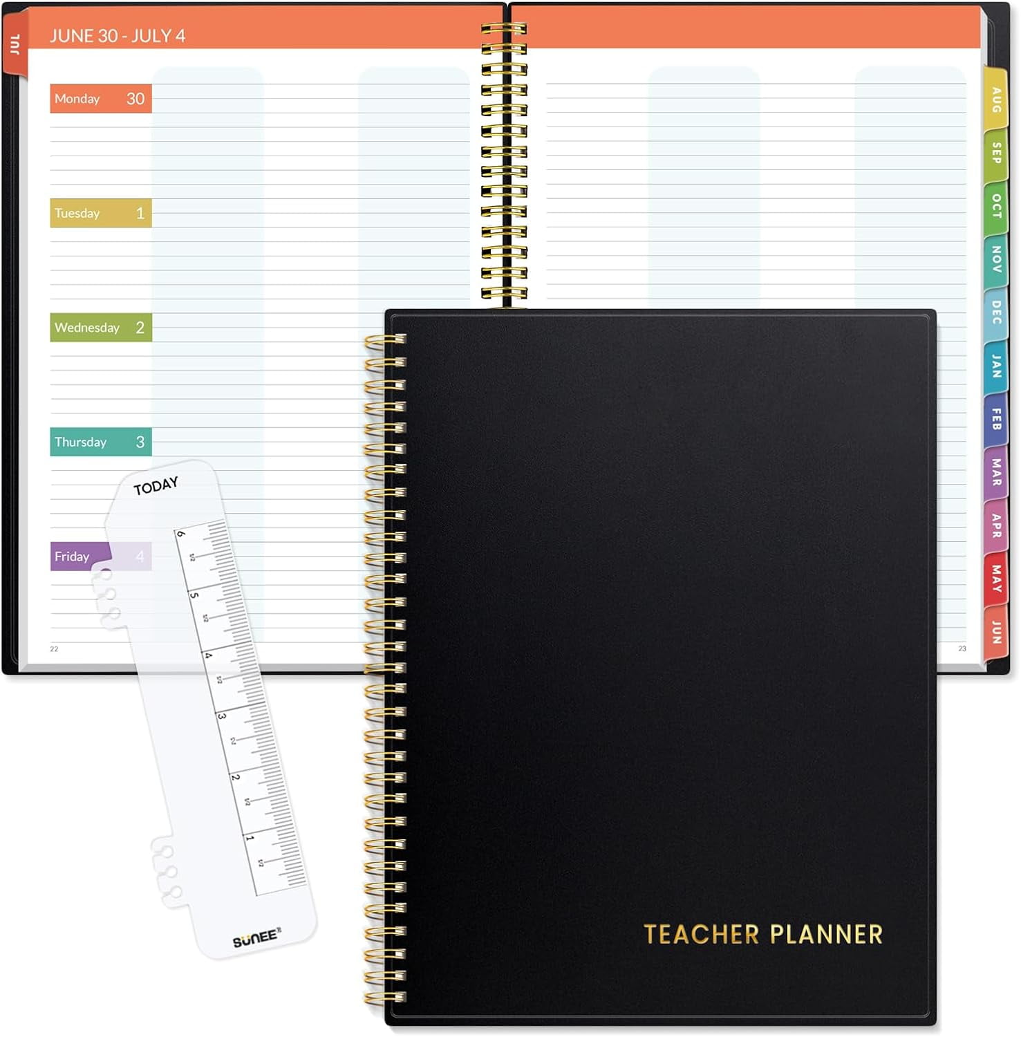 Teacher Planner 2025-2026 Academic Year, Lite Lesson Planner Book with ...