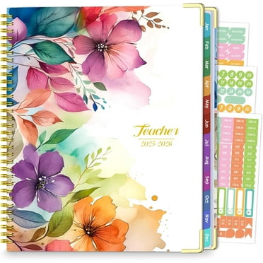 Teacher Planner 2025-2026 Academic Year,Aug.2025 - Jul.2026, 8.5" x 11 ...