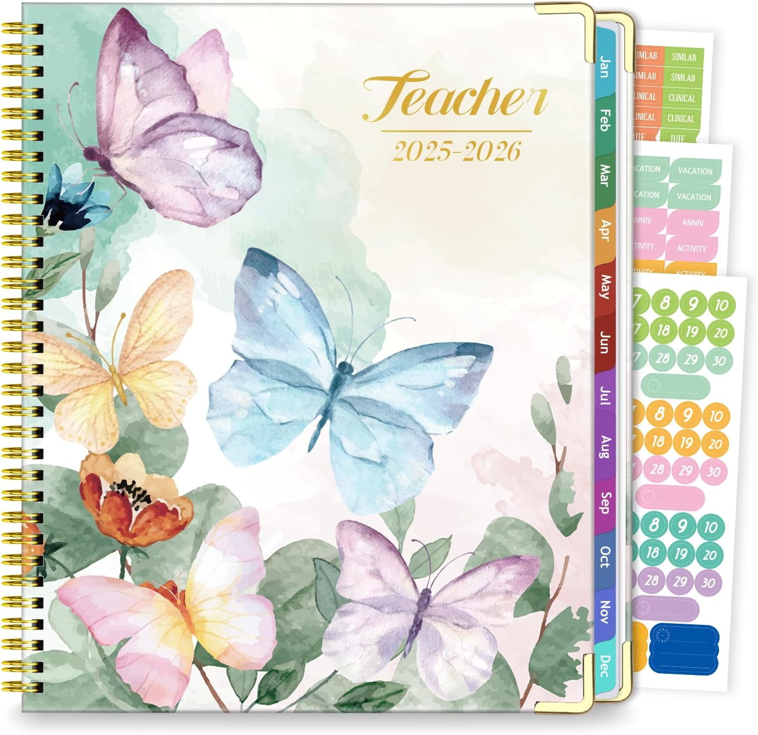 Teacher Planner 2025-2026, August 2025 to July 2026 Academic Year, 8.5 ...