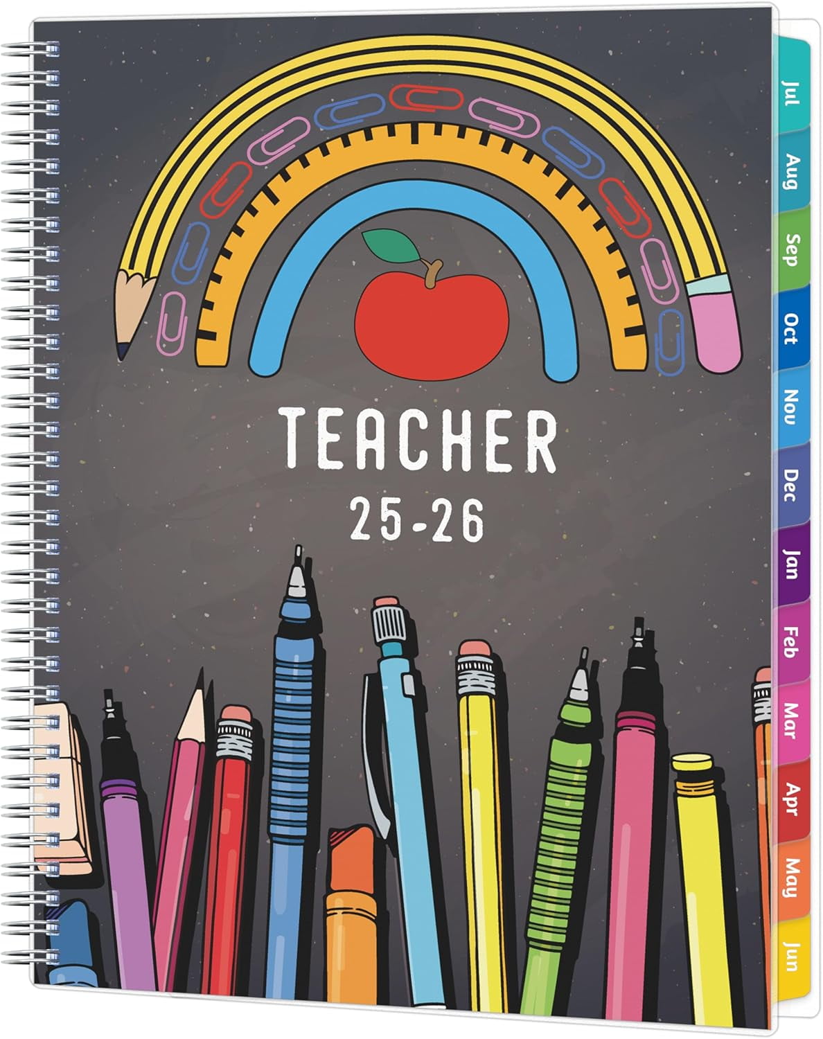 Teacher Planner 2025-2026, JUL. 2025 – JUN. 2026, Lesson Planner 2025 ...