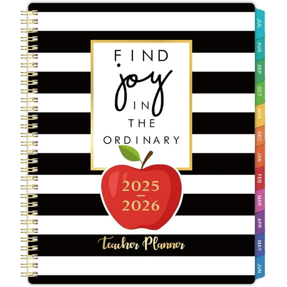 Teacher Planner 2025-2026 - Weekly & Monthly Lesson Plan Book, July ...